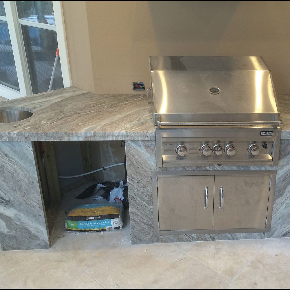 Outdoor Kitchen Countertops - DFW Granite Installs Granite, Quartz ...