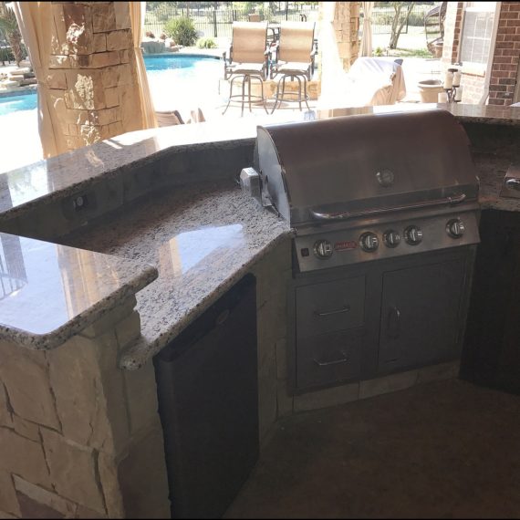 Outdoor Kitchen Countertops - DFW Granite Installs Granite, Quartz ...